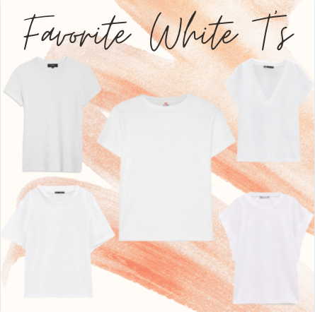 Favorite white tee’s (and how to keep them white) – Shades and Stripes